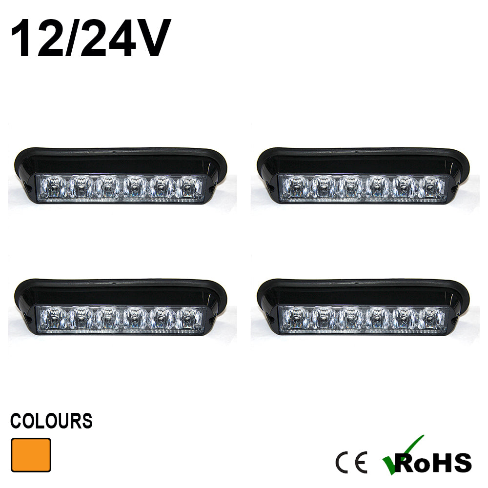 6 LED Warning Modules (4 PACK) – Valley Lighting - Automotive LED | HID ...